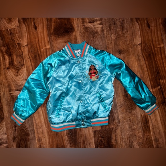 Disney | Jackets & Coats | Princess Moana Satin Varsity Jacket Pua Hei ...